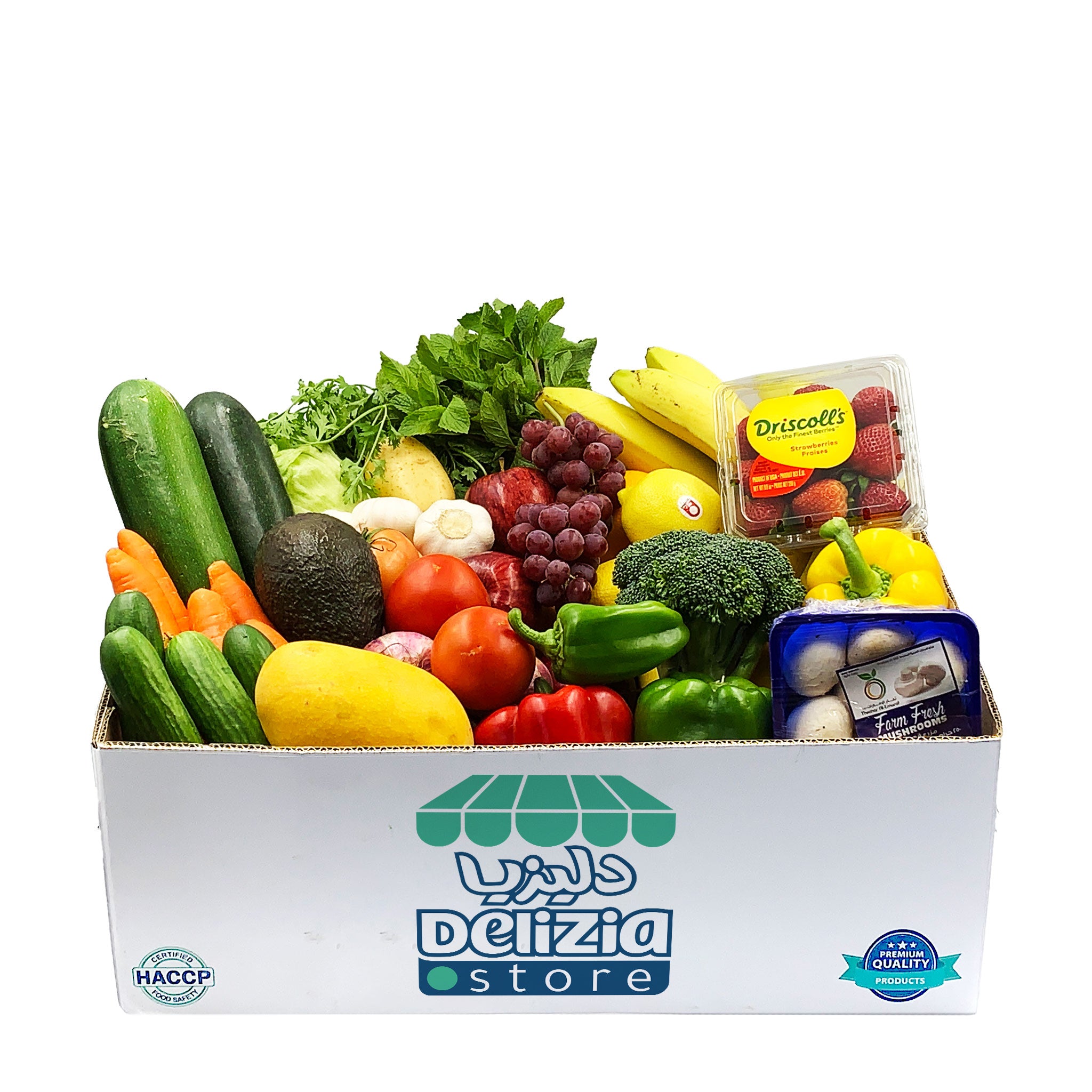Fresh Produce Box 11-12kg | Large Size – Delizia.Store